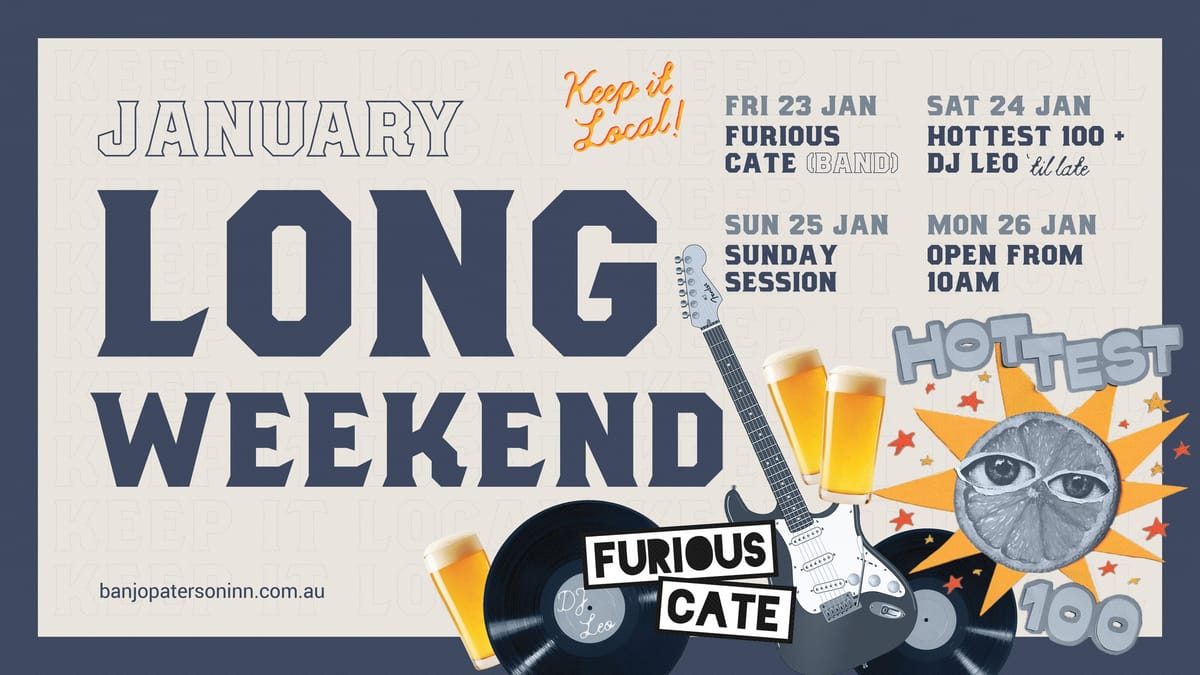 Jindabyne - Banjo Paterson Inn Long Weekend + Music